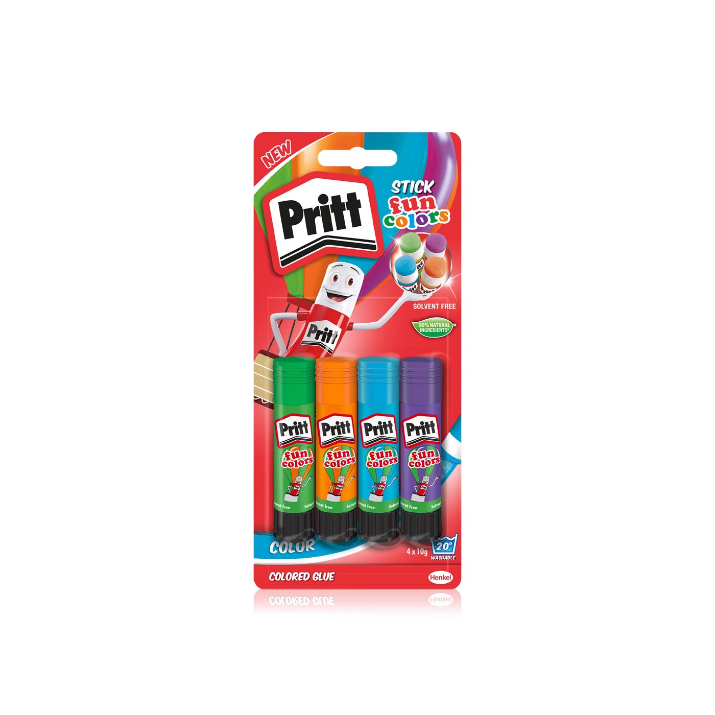 Pritt Funcolor Glue Sticks 4 x 10g - Spinneys UAE