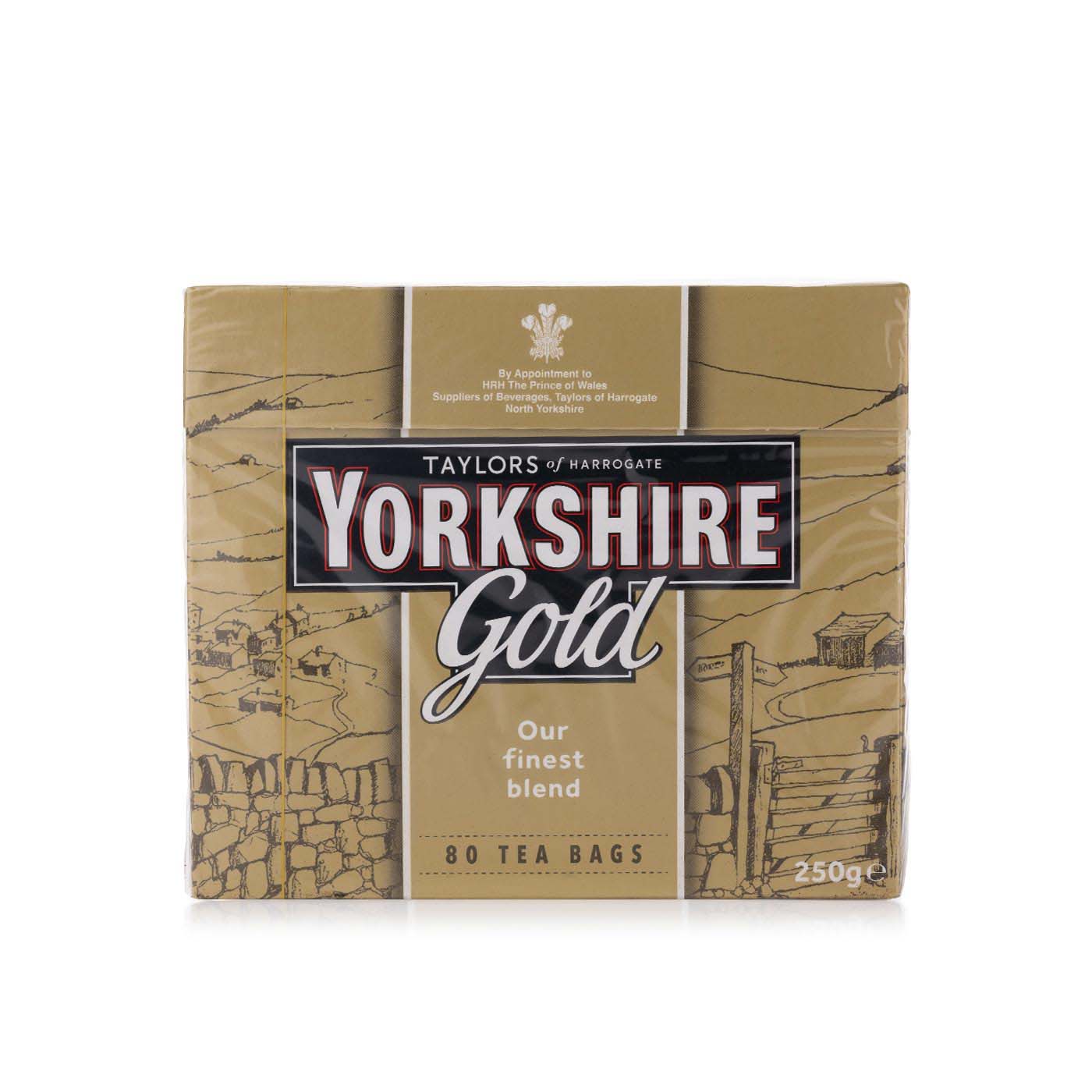 Taylors of Harrogate Yorkshire Gold Tea Bags 80s 250g - Spinneys UAE
