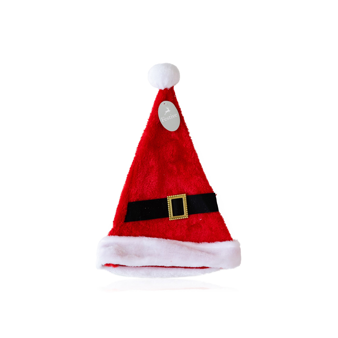 Festive Santa Hat with Belt 43cm - Spinneys UAE