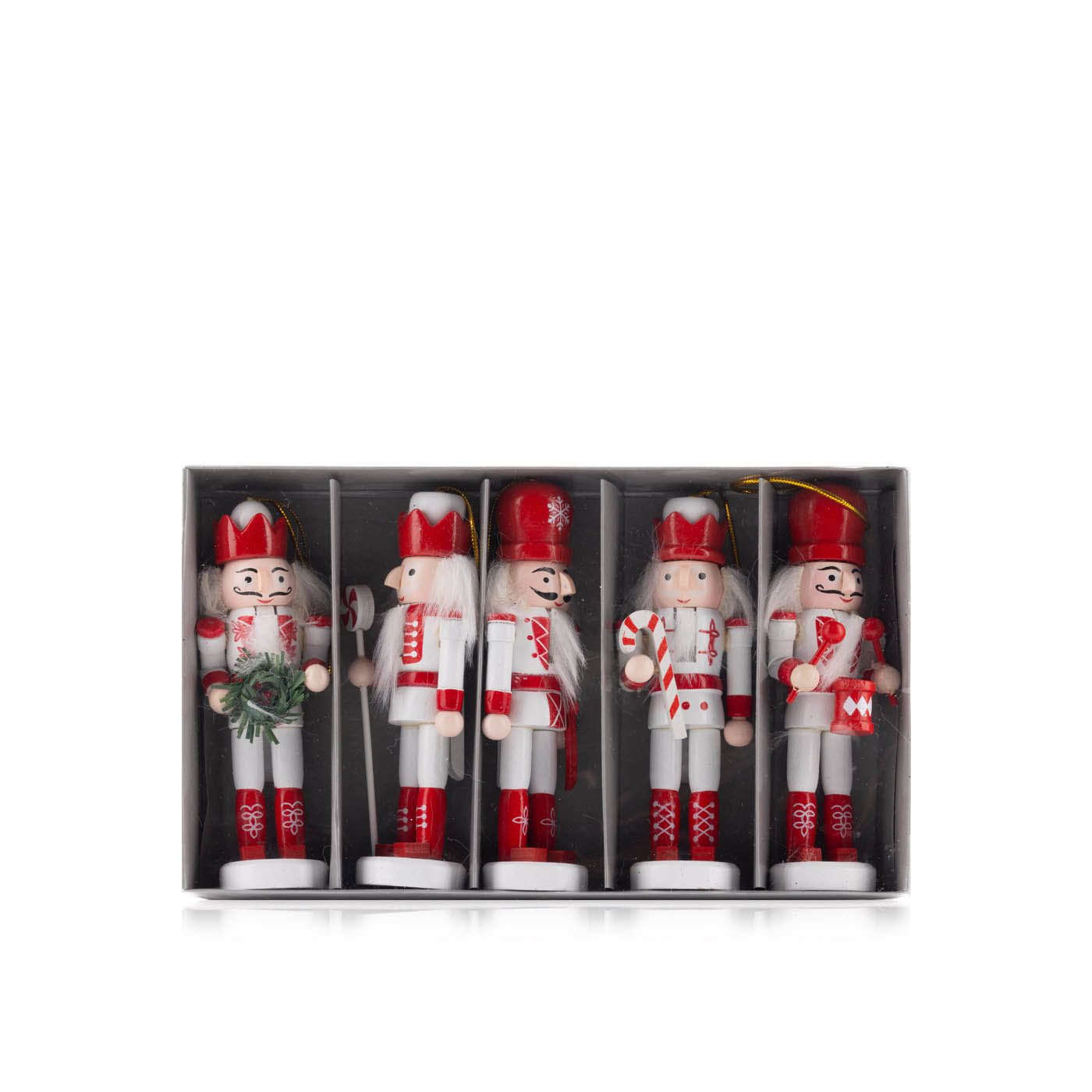 Premier Nutcracker Set Red and White 12cm 5 Pack - Spinneys United Arab ...