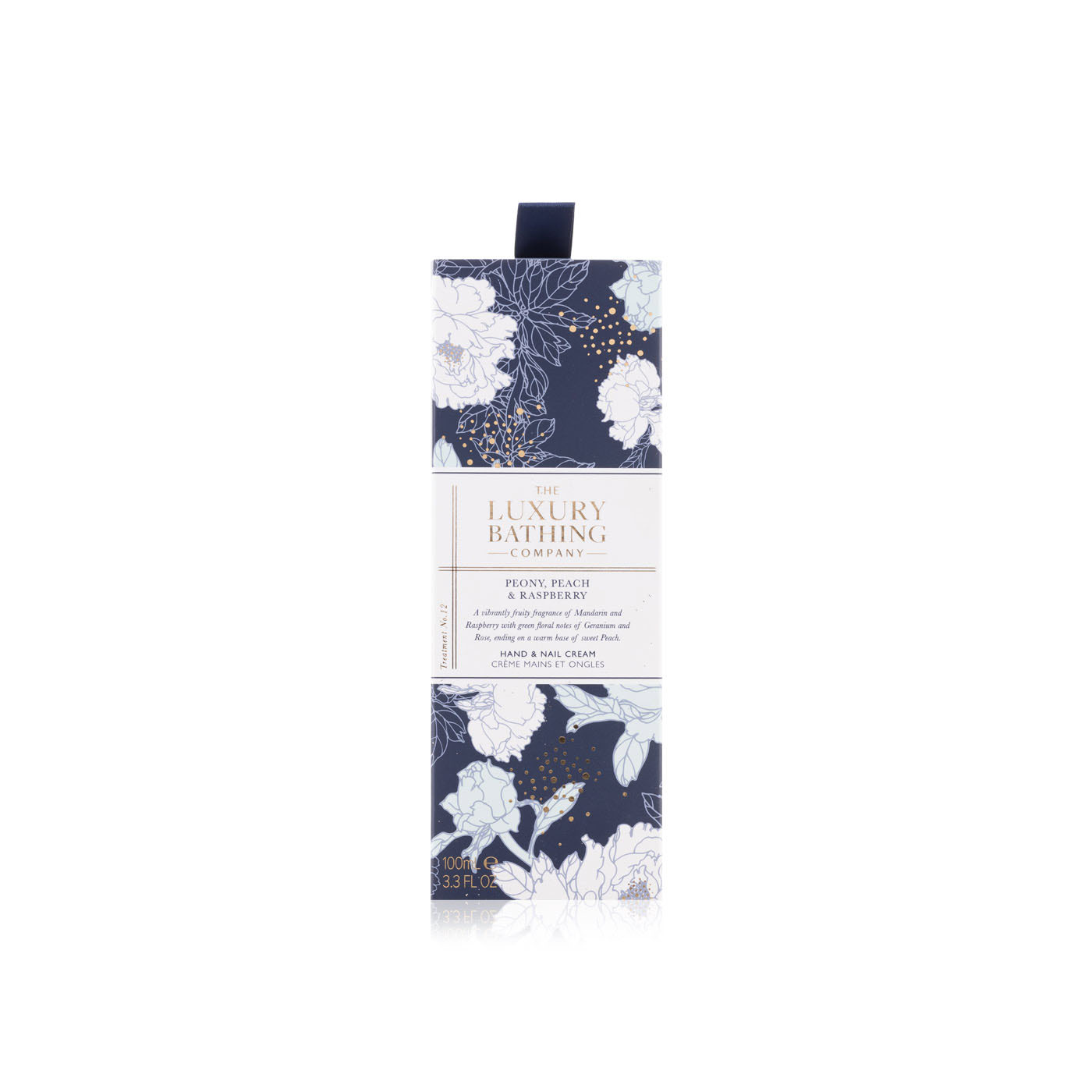 Luxury Bathing Co peony, peach and raspberry hand and nail cream gift ...