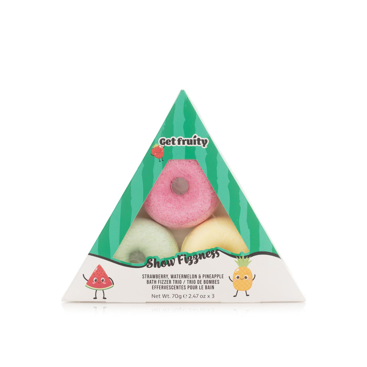 Get Fruity Bath Fizzer Trio - Spinneys UAE
