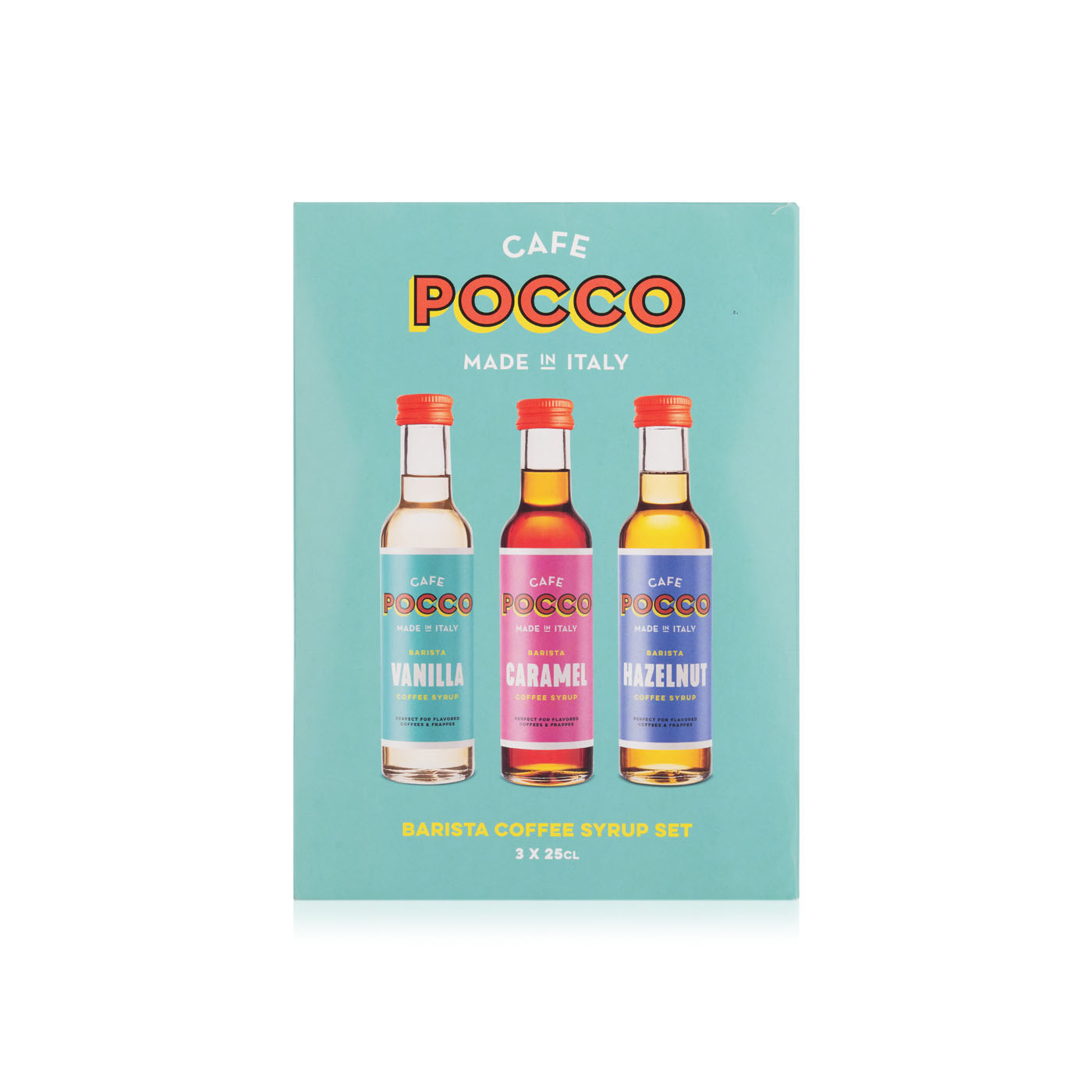 Cafe Pocco Barista Coffee Syrup Set 750ml - Spinneys United Arab Emirates