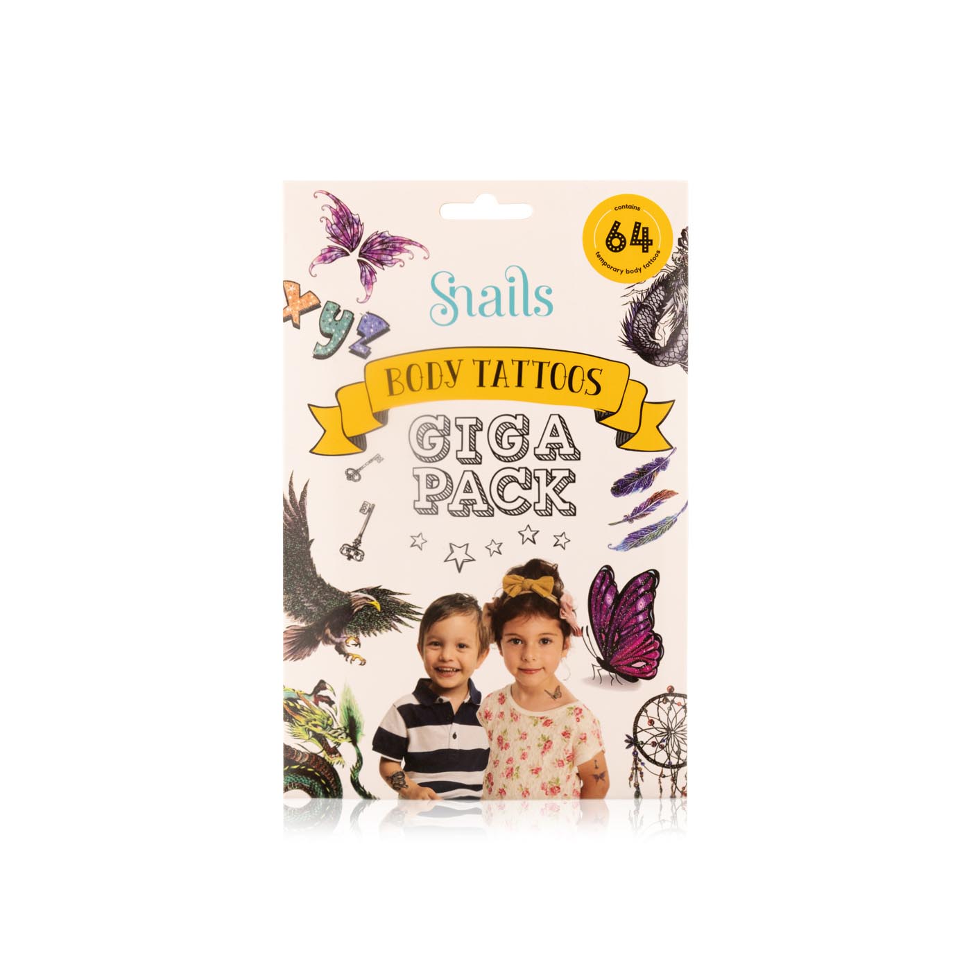 Snails Body Tattoos Giga Pack 64s - Spinneys UAE
