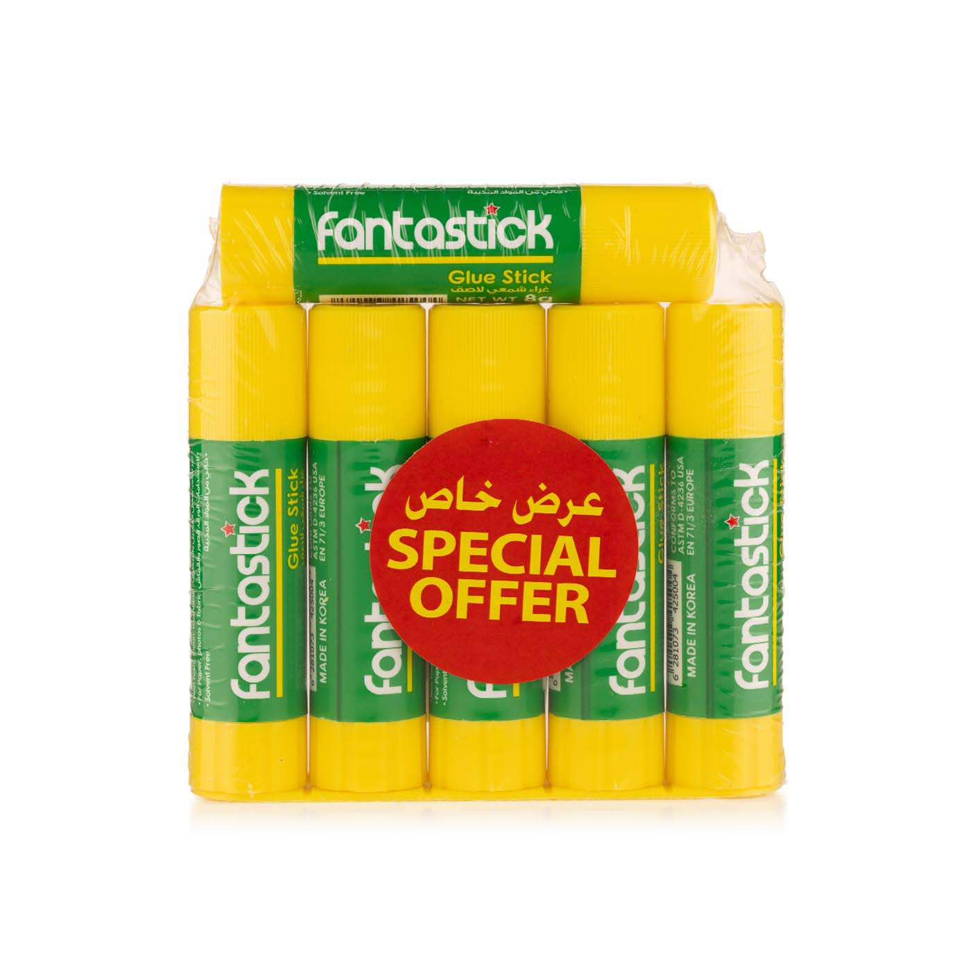 Fantastick Glue Stick 8g x 6 - Spinneys United Arab Emirates