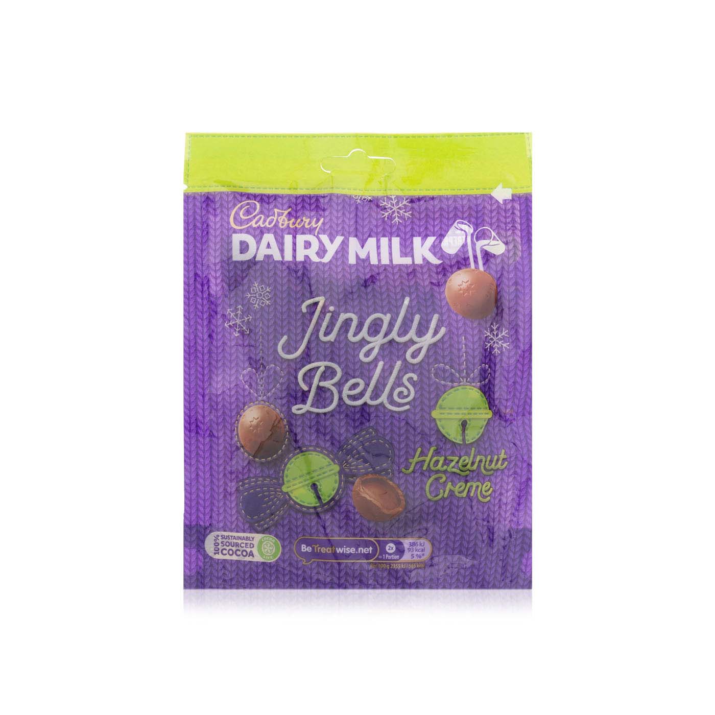 Cadbury Dairy Milk Jingly Bells Hazelnut Creme Chocolates 73g ...