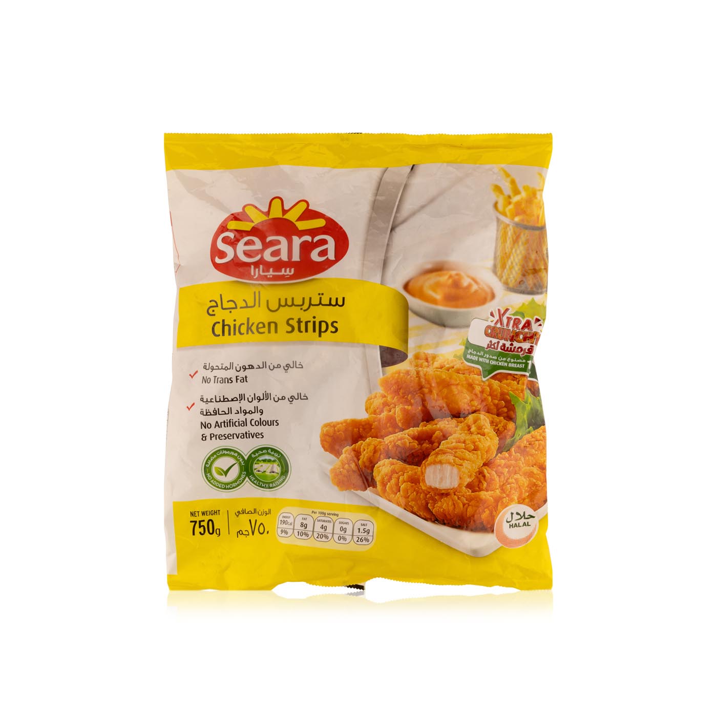 Seara Frozen Regular Chicken Strips 750G - Spinneys UAE