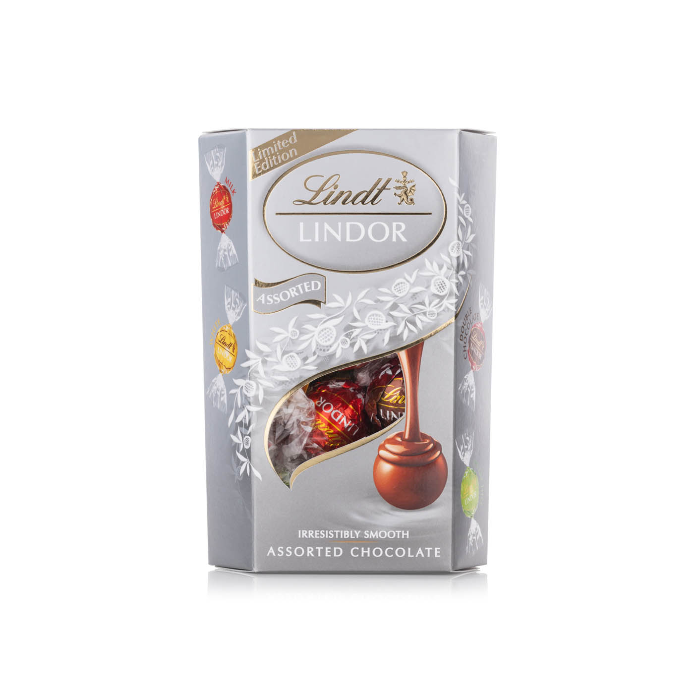 Lindt Lindor Silver Assorted Chocolate Truffles 200g - Spinneys UAE