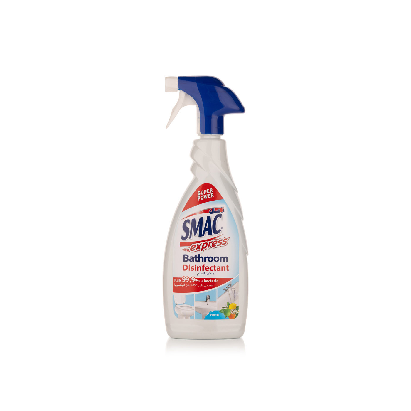 Smac Express Bathroom Disinfectant Citrus 650ml - Spinneys UAE