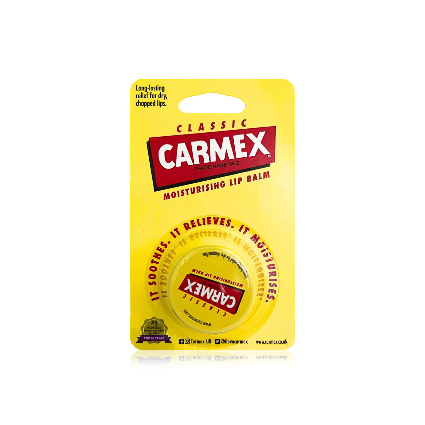 Carmex original lip balm pot SPF15 7.5g - Spinneys UAE