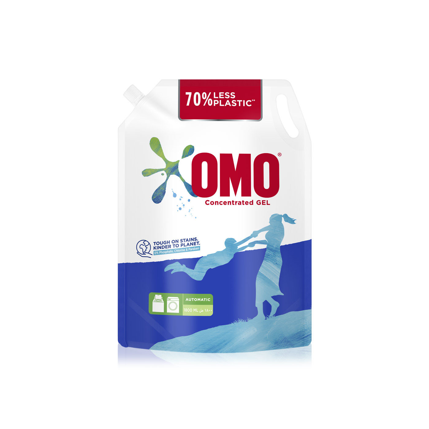 Omo Active Automatic Detergent Concentrated Gel 1.8 litre - Spinneys UAE