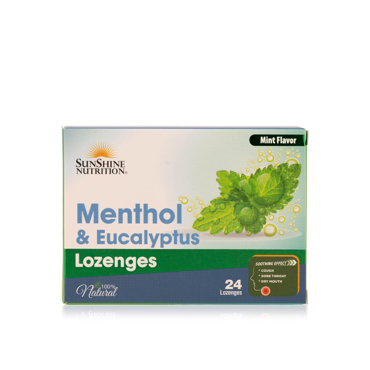 Sunshine Menthol & Eucalyptus Lozenges Mint 24s - Spinneys UAE