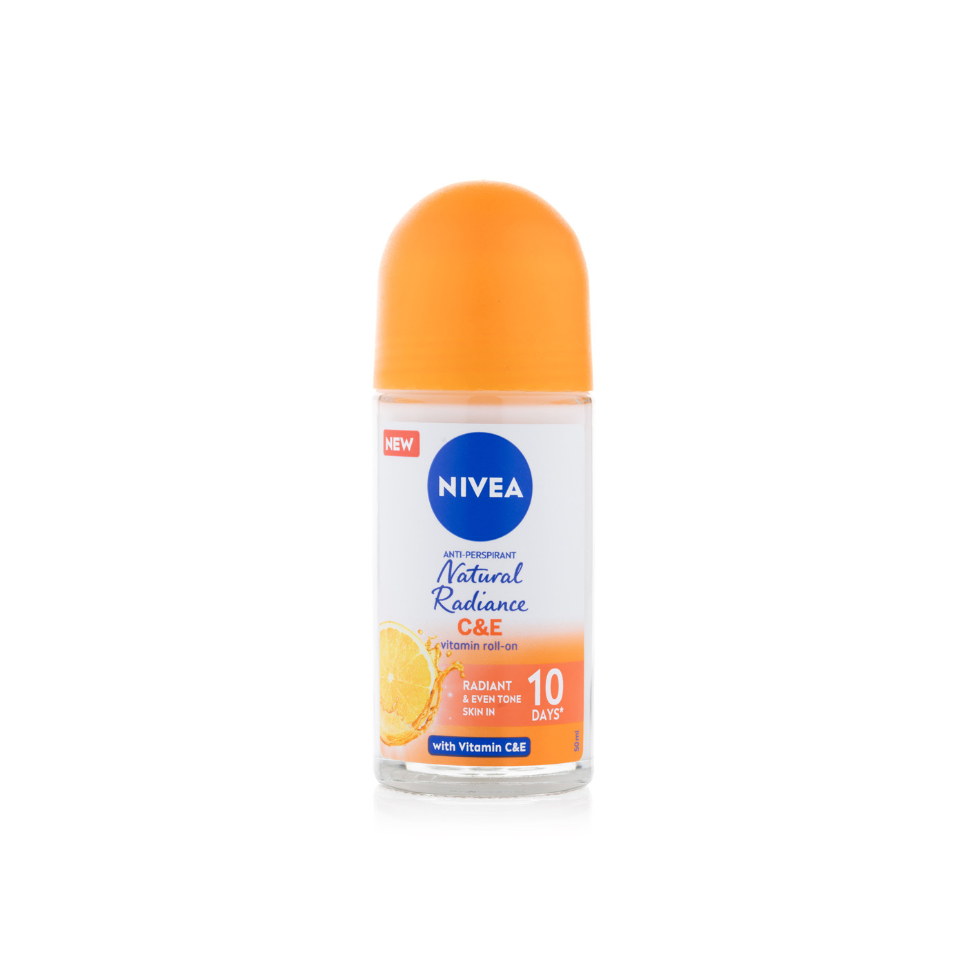 Nivea Natural Radiance Anti-Perspirant Vitamin C & E Roll on 50ml ...