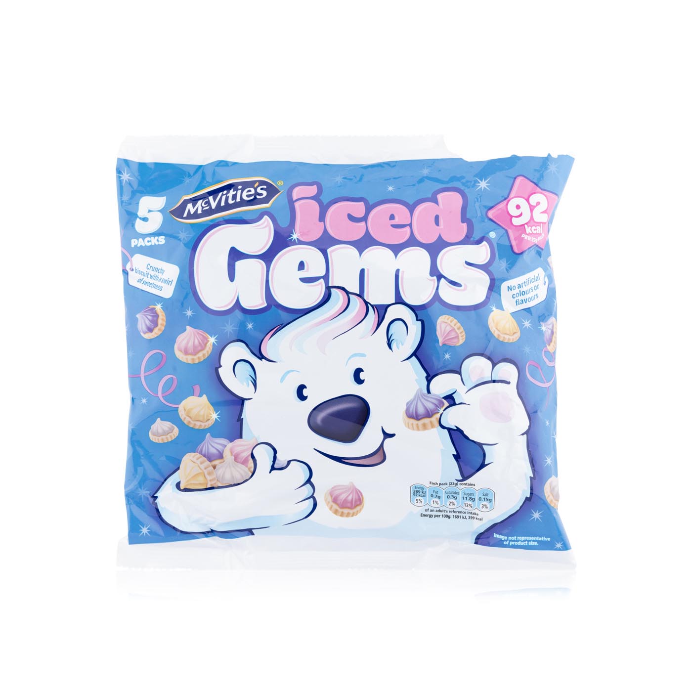 Mcvitie's Iced Gems 23g 5 Pack - Spinneys UAE