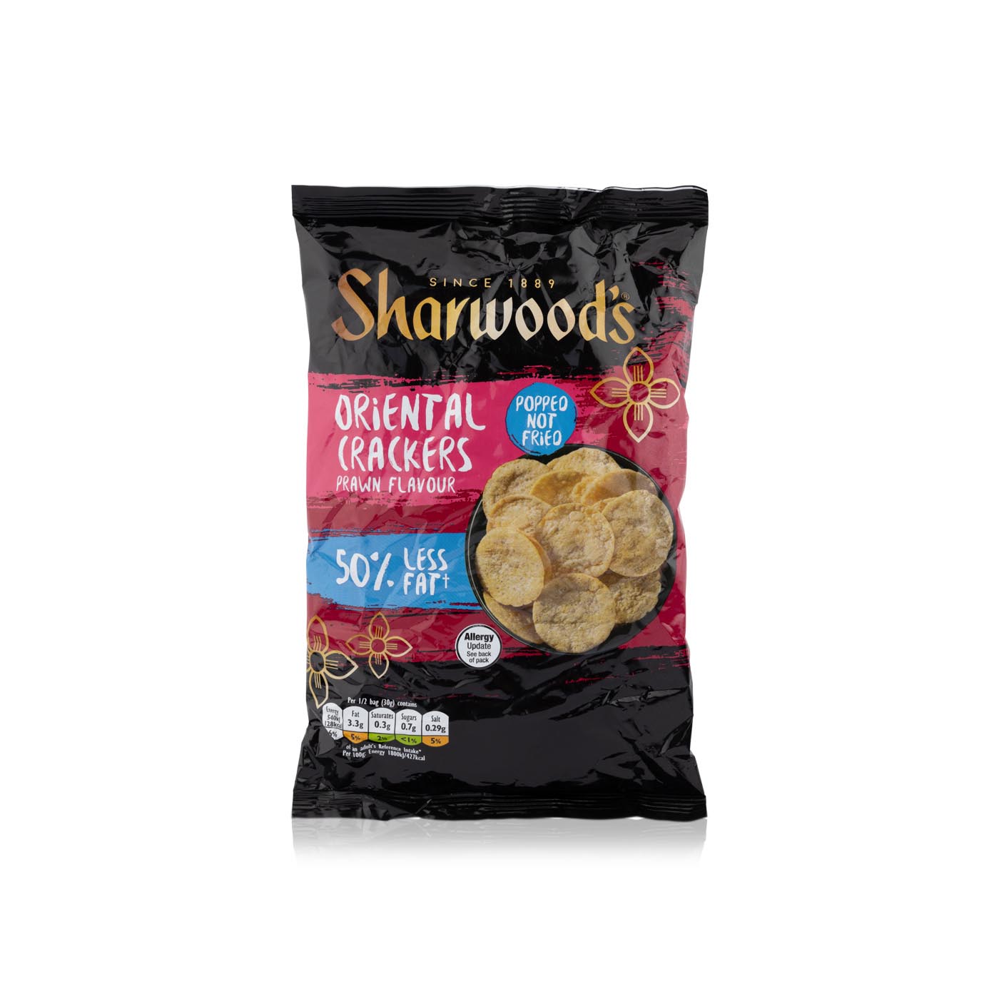 Sharwood's Low Fat Prawn Crackers 60g - Spinneys United Arab Emirates