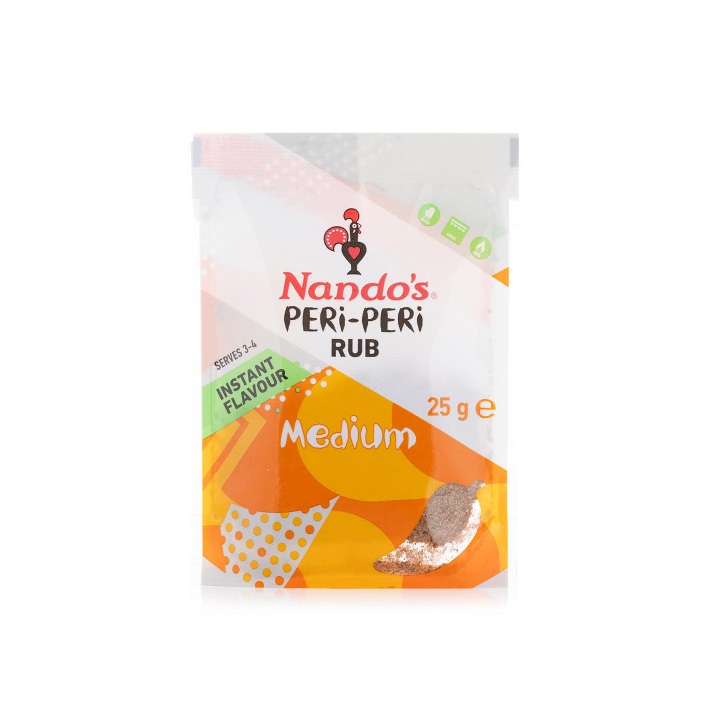 Nando's Medium Peri-Peri Seasoning Rub 25g - Spinneys UAE