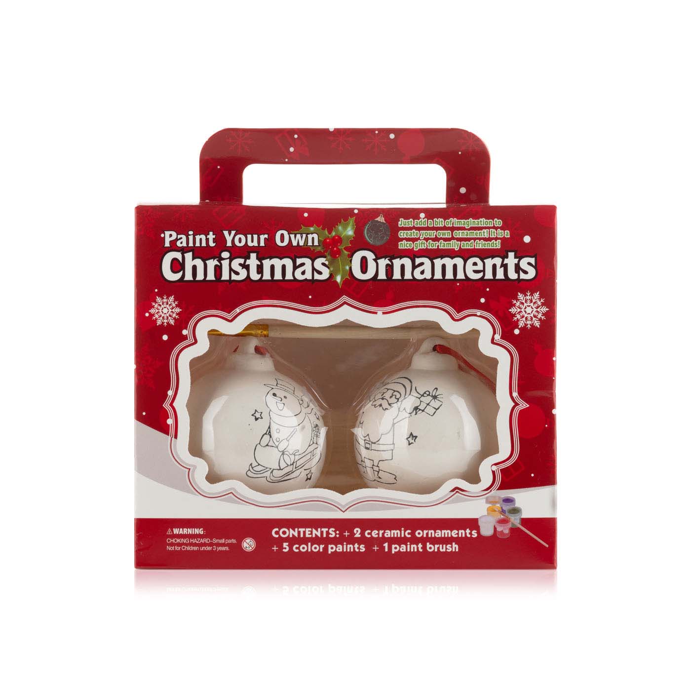 Premier Colour Your Own Christmas Baubles 7cm - Spinneys United Arab ...
