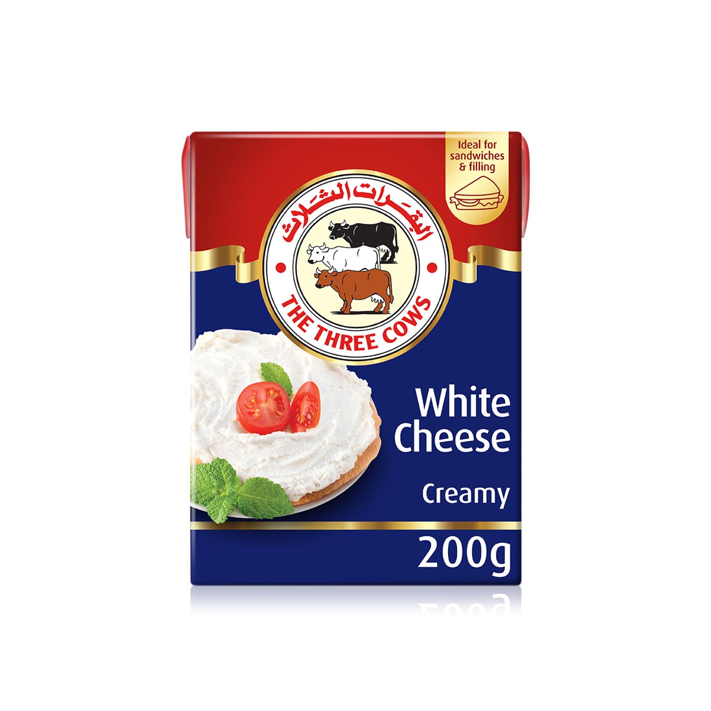 The Three Cows Full Cream White Cheese 200g - Spinneys UAE
