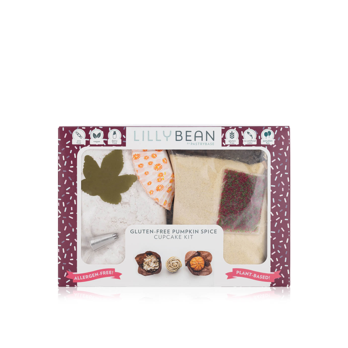 Pastrybase LillyBean gluten-free pumpkin spice cupcake kit 836g ...