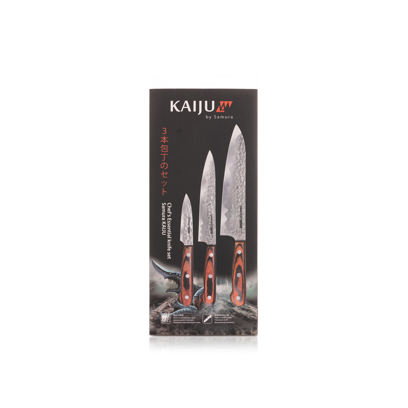 Samura Kaiju Chef's Essential Knife Set of 3 - Spinneys United Arab ...