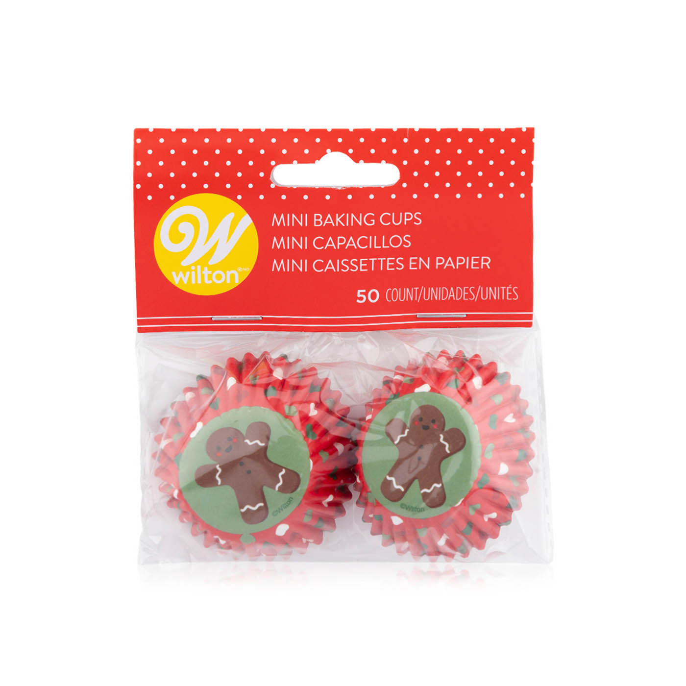 Wilton Gingerbread Men Mini Baking Cups 50 Pack - Spinneys United Arab ...
