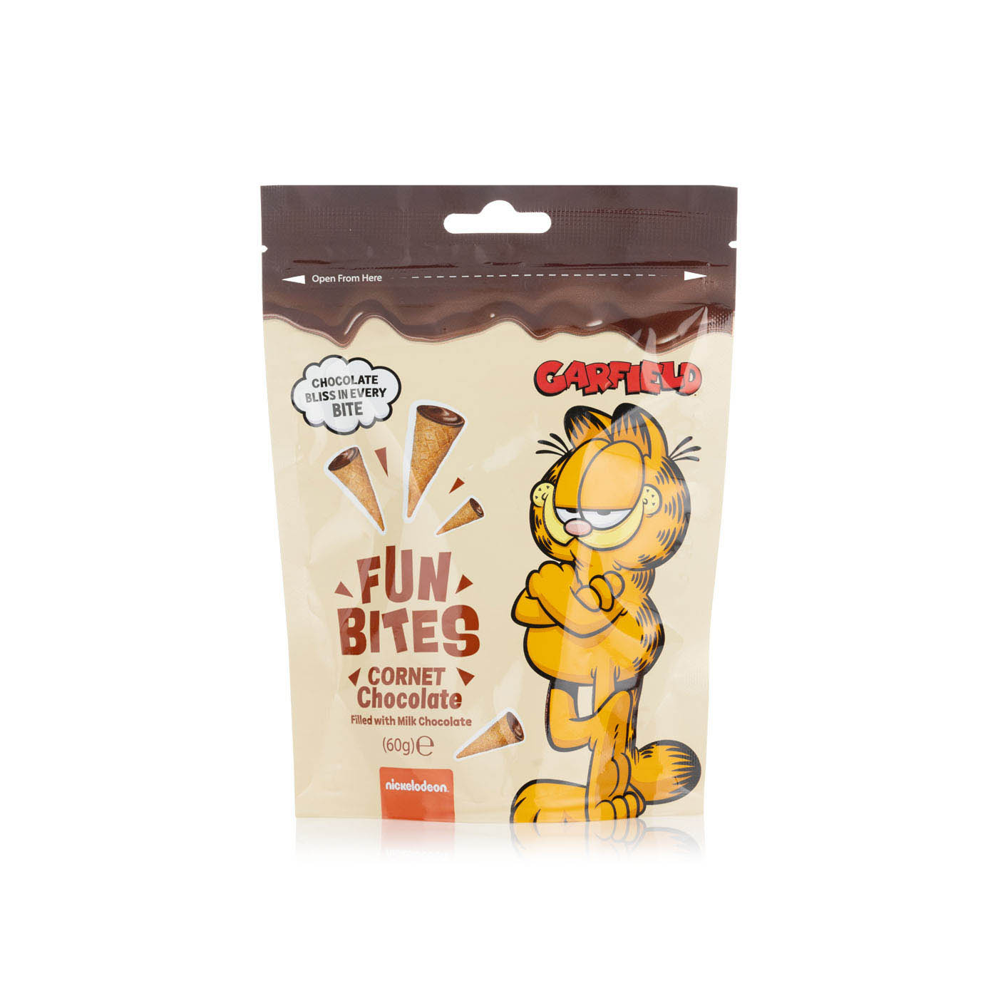 Kandiz Garfield Fun Bites Cornet Chocolates 60g - Spinneys United Arab ...