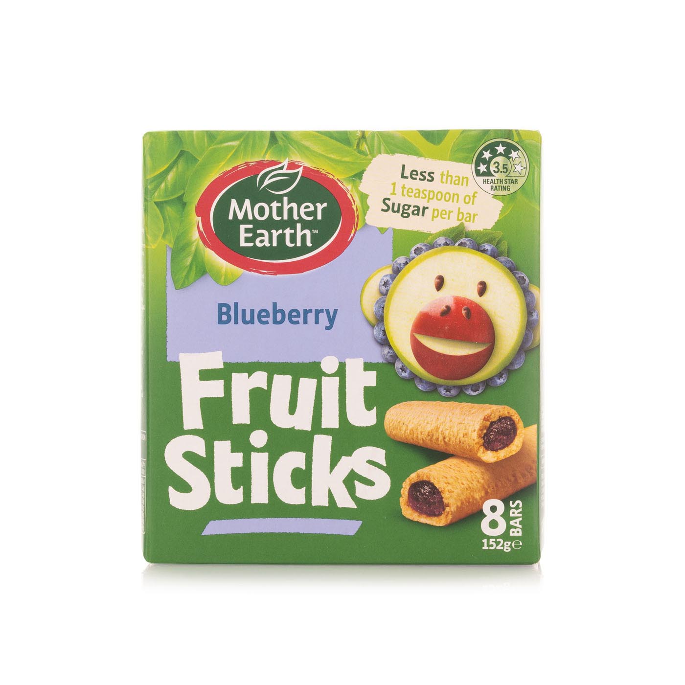 Mother Earth blueberry fruit sticks 8 pack 152g - Spinneys UAE