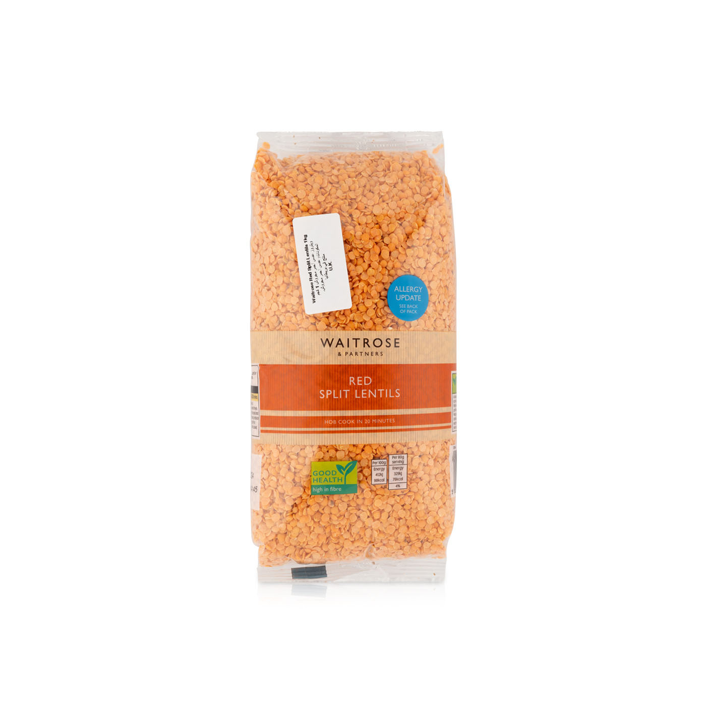 Waitrose Red Split Lentils 1kg - Spinneys UAE