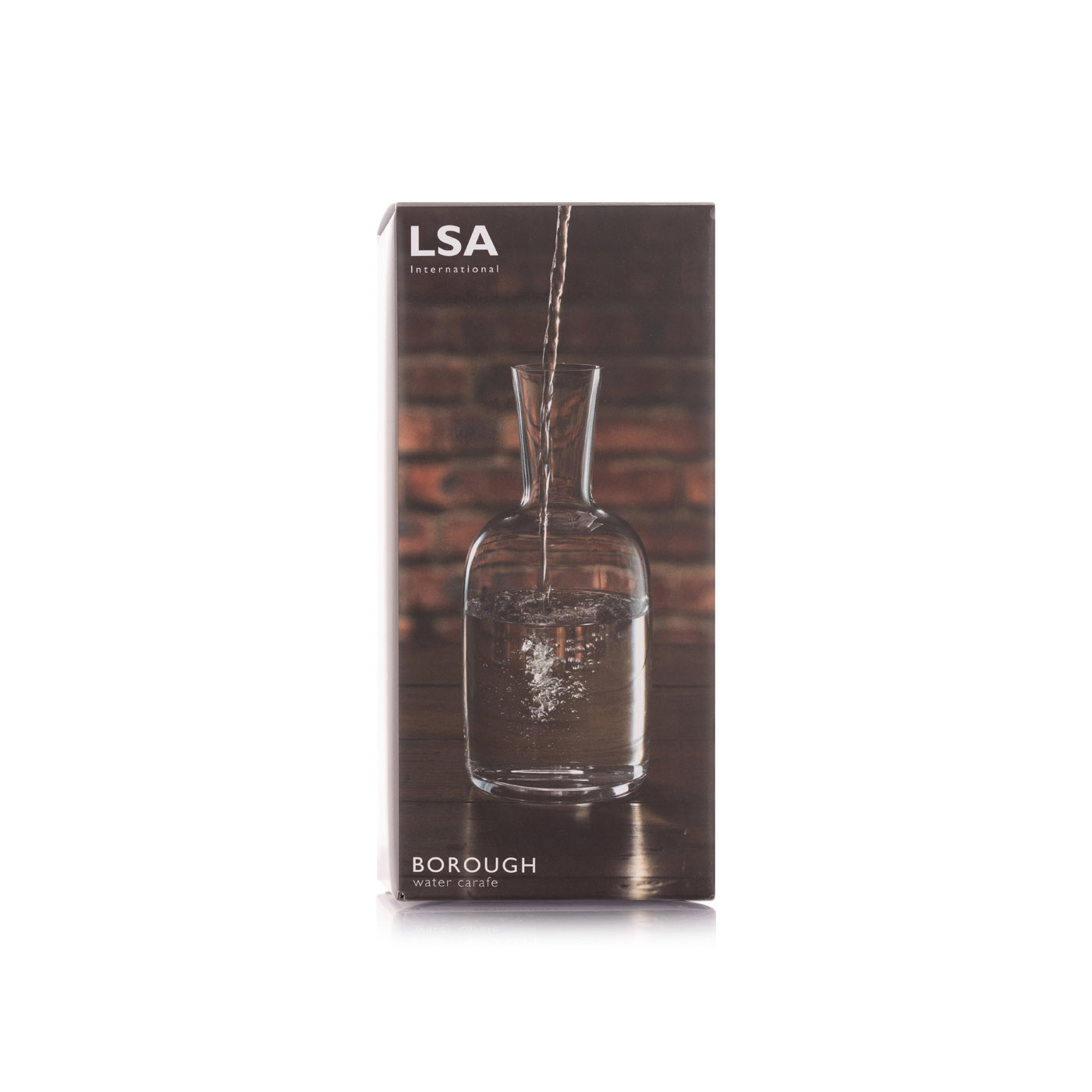 LSA borough glass water carafe clear 1.1l - Spinneys UAE