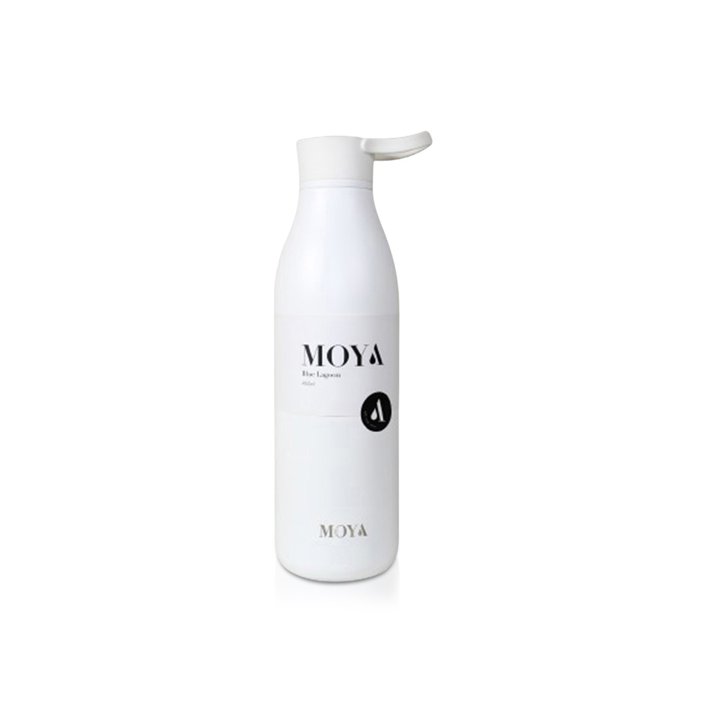 Moya Blue Lagoon Sustainable Water Bottle White 460ml - Spinneys UAE