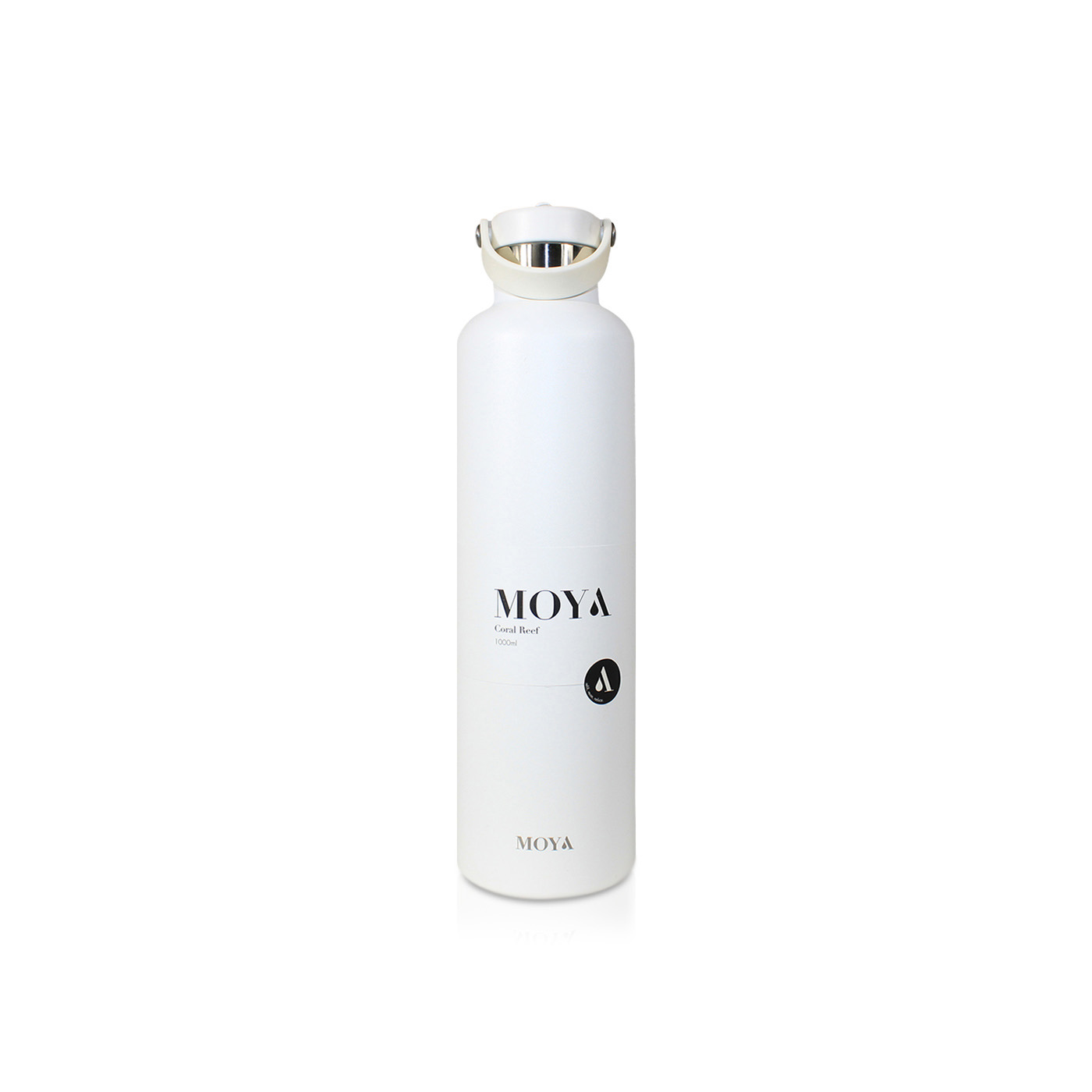 Moya Coral Reef Insulated and Sustainable Water Bottle White 1 litre - Spinneys UAE