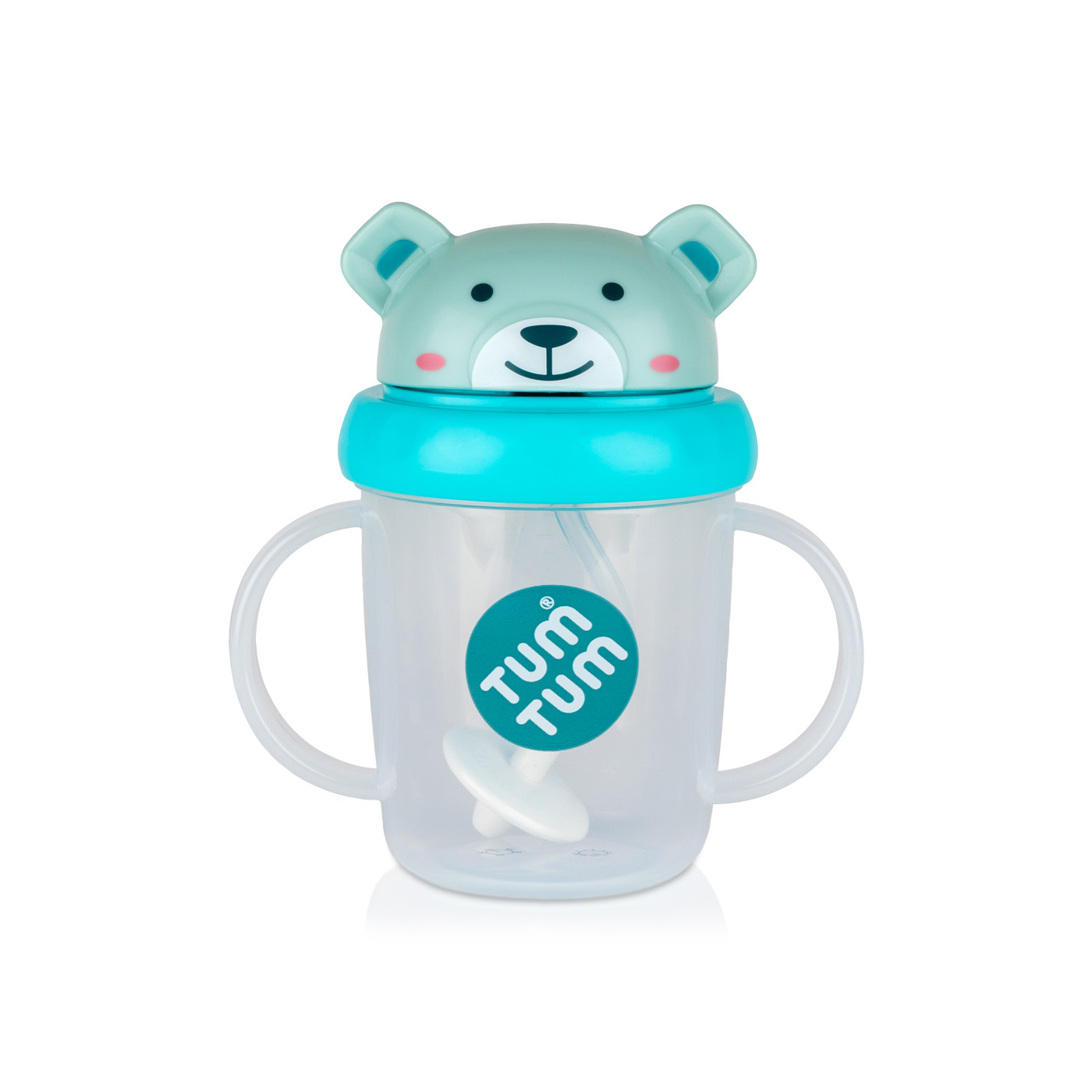Tum Tum Tots Tippy Up Sippy Cup with Straw Teal 200ml - Spinneys UAE
