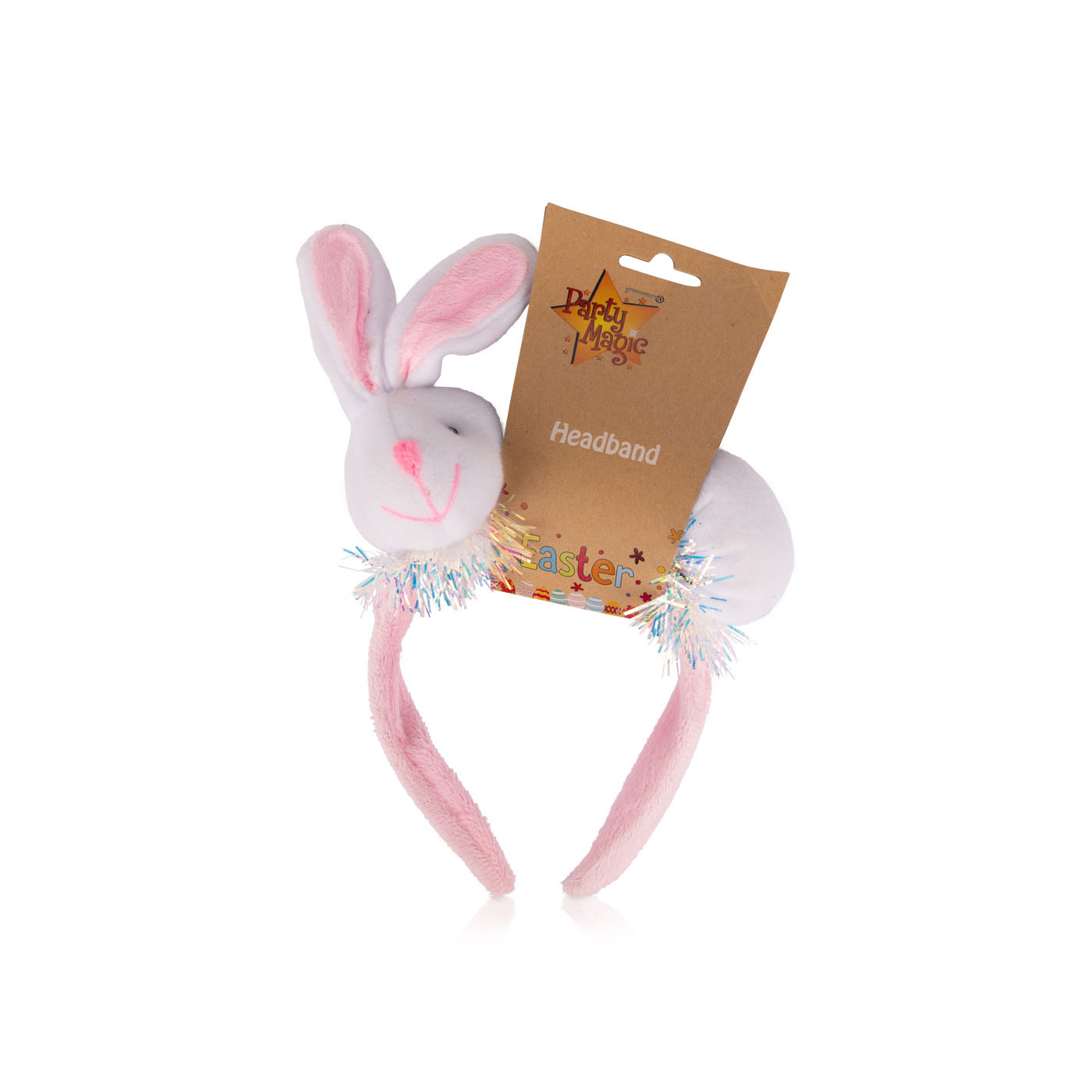 Party Magic Easter Bunny Headband with Tinsel - Spinneys UAE