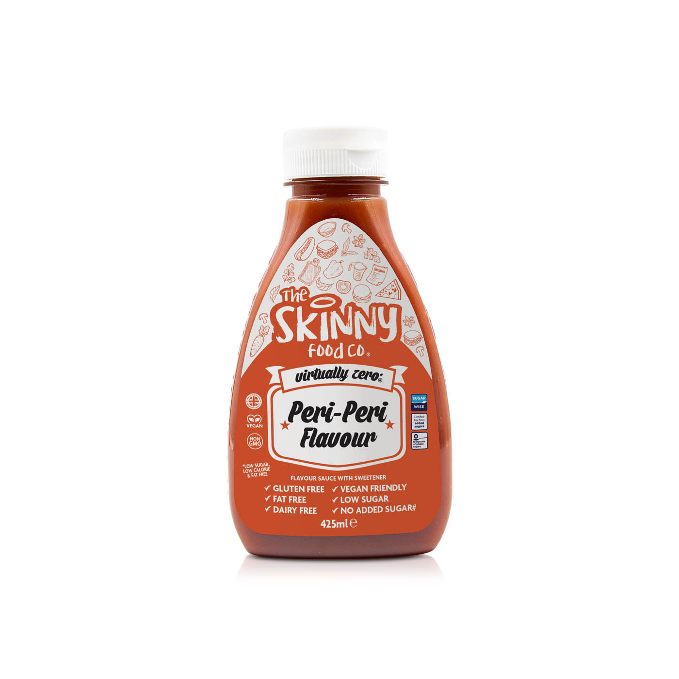 The Skinny Food Co Virtually Zero Calorie Peri Peri Sauce 425ml - Spinneys UAE