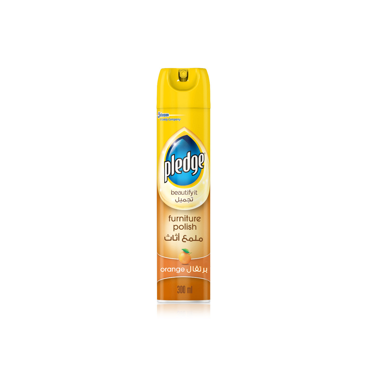 Pledge Orange Furniture Polish 300ml - Spinneys UAE