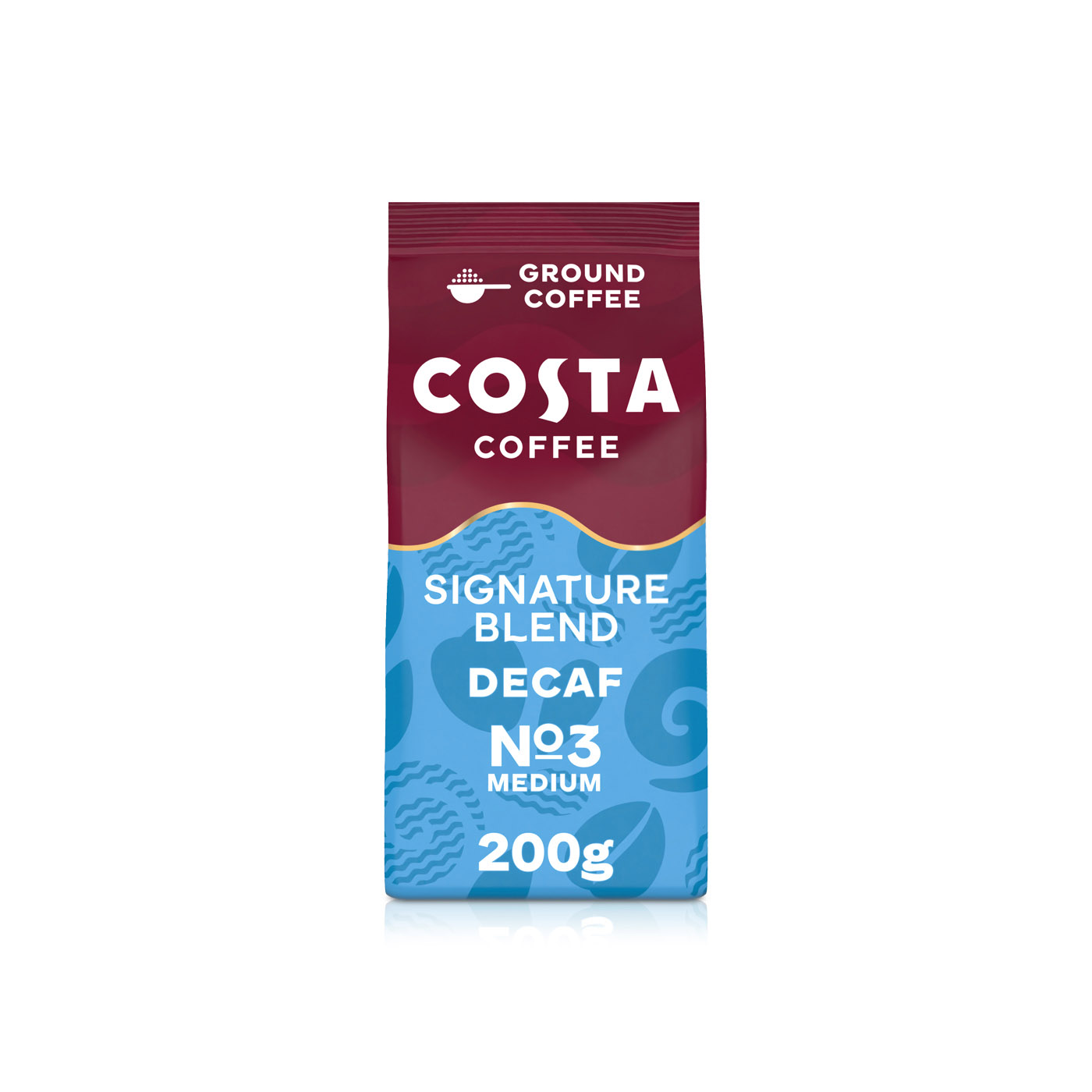Costa Coffee Signature Blend Decaf Ground Coffee 200g - Spinneys UAE