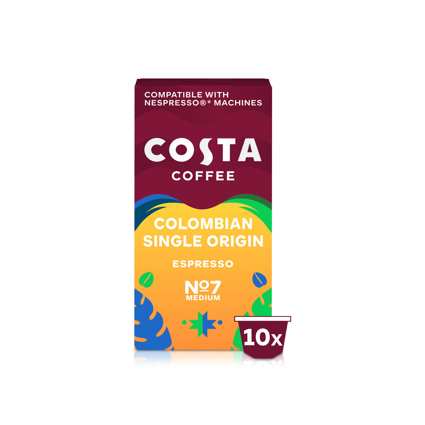 Costa Coffee Colombian Medium Roast Instant Espresso Capsules x 10 ...