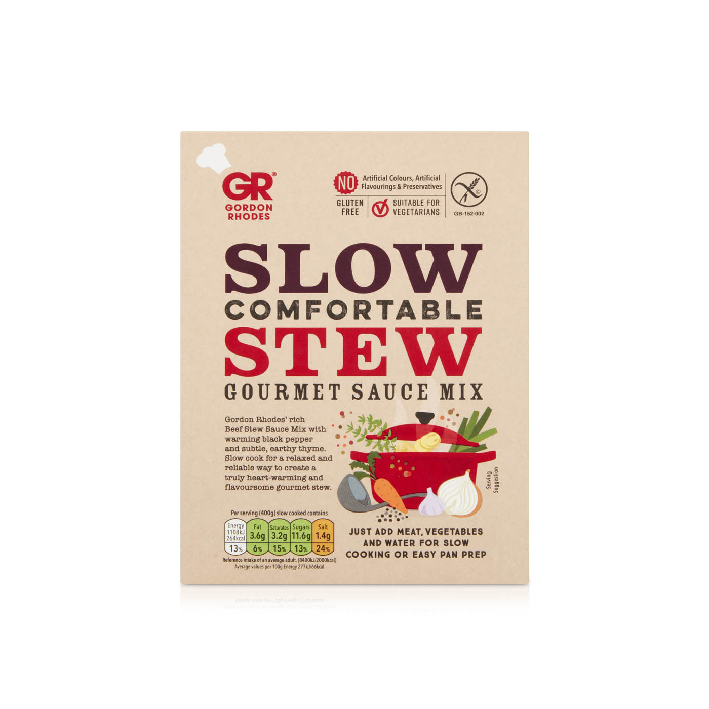 Gordon Rhodes slow comfortable stew gourmet sauce mix 75g - Spinneys UAE