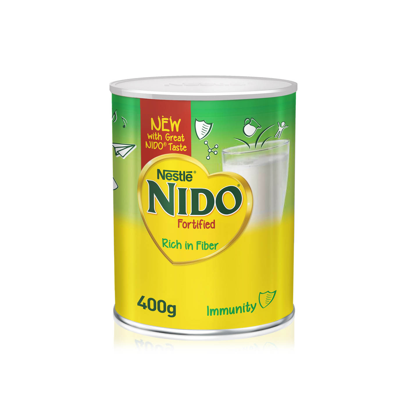 Nestle Nido Instant Full Cream Milk Powder Tin 400g - Spinneys UAE