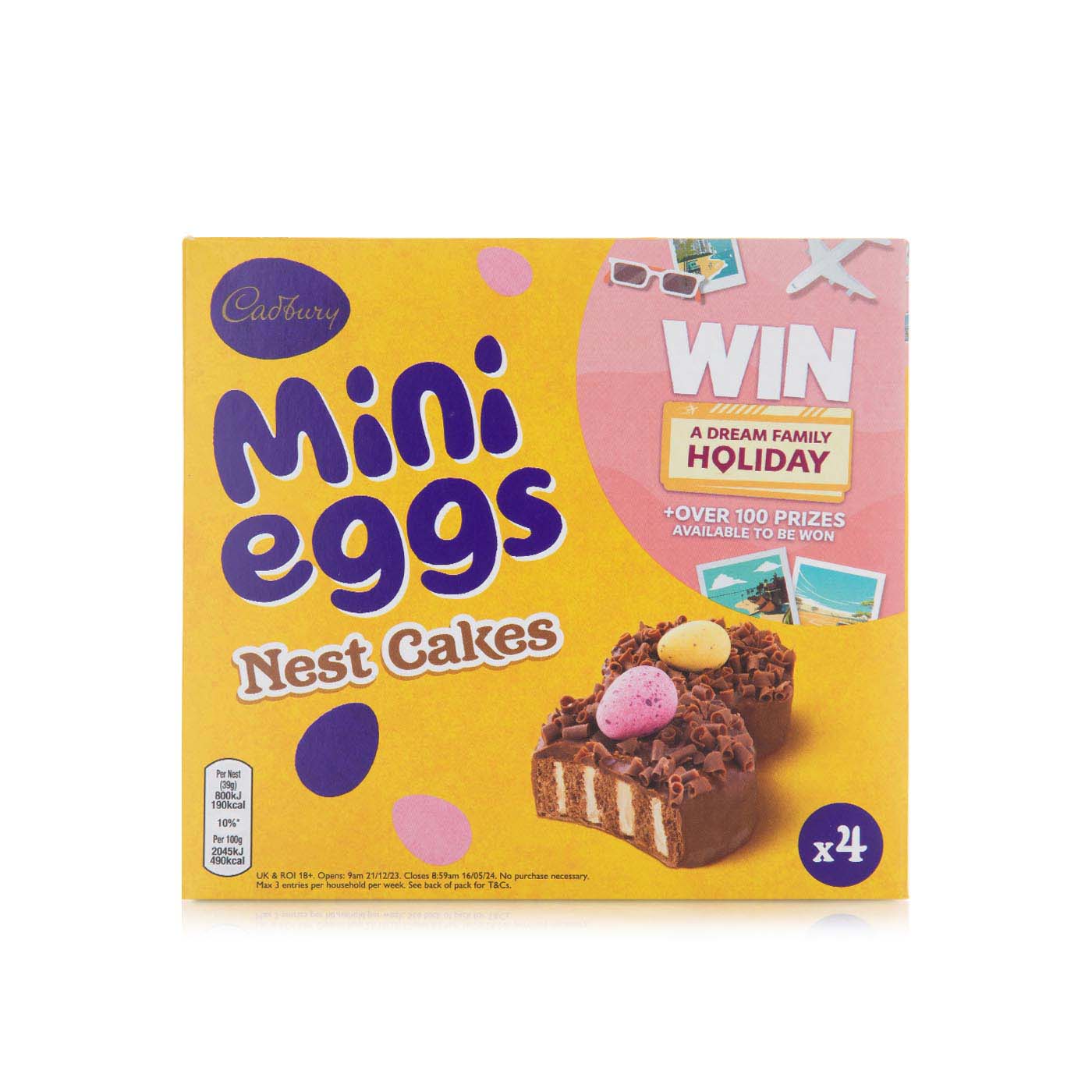 Cadbury Mini Eggs Nest Cakes x 4 - Spinneys UAE