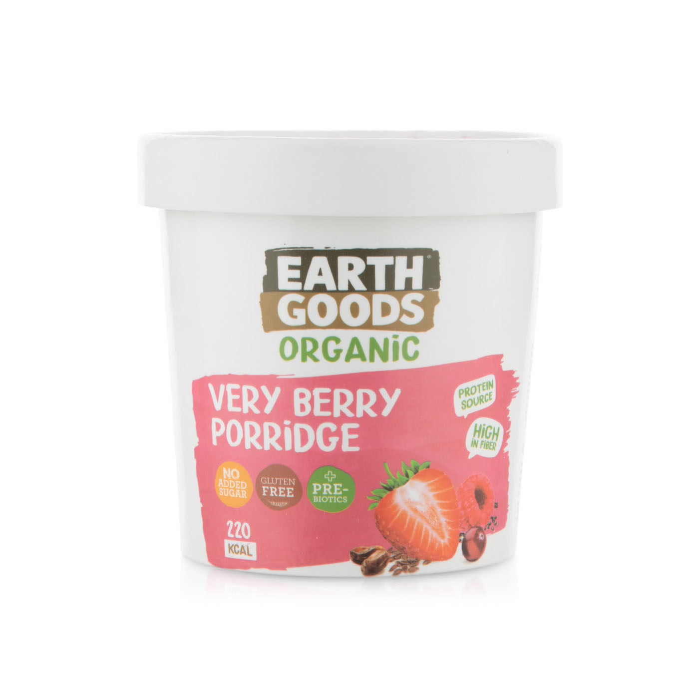Earth Goods Organic Gluten-Free Berry Porridge 60g - Spinneys UAE