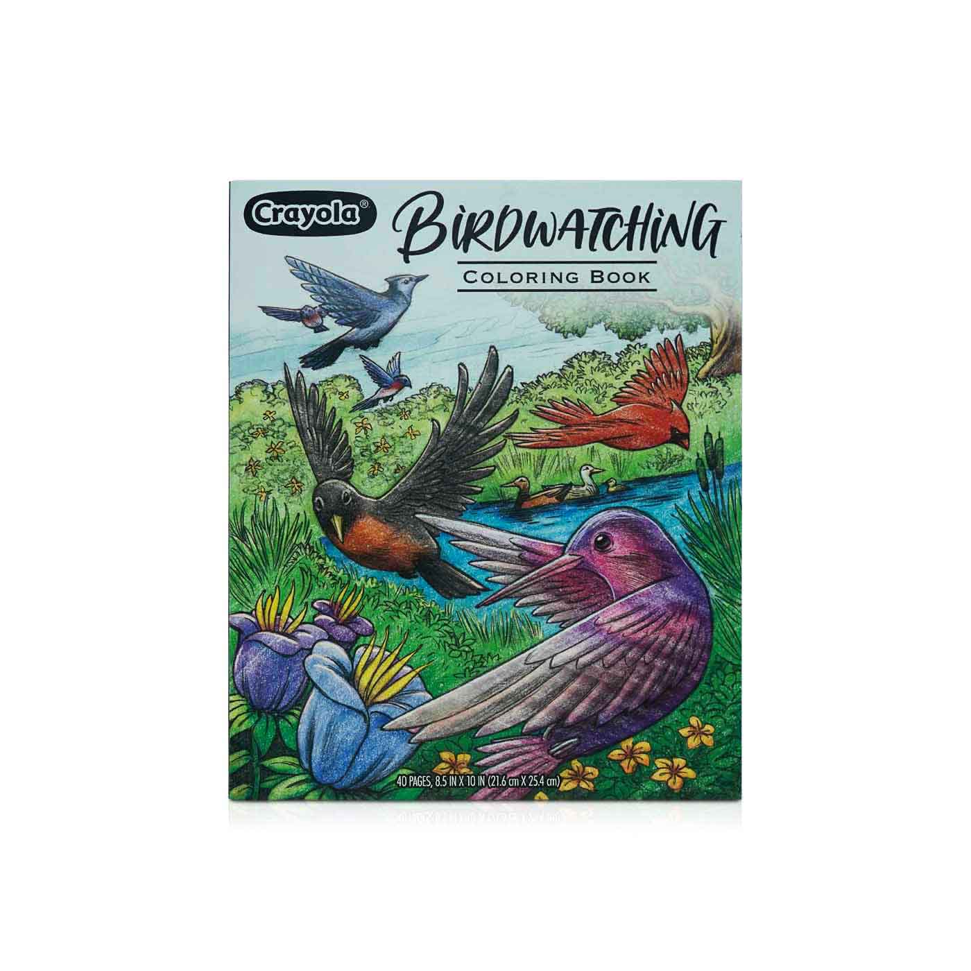 Crayola Colouring Book Bird Watching 40 Pages - Spinneys UAE
