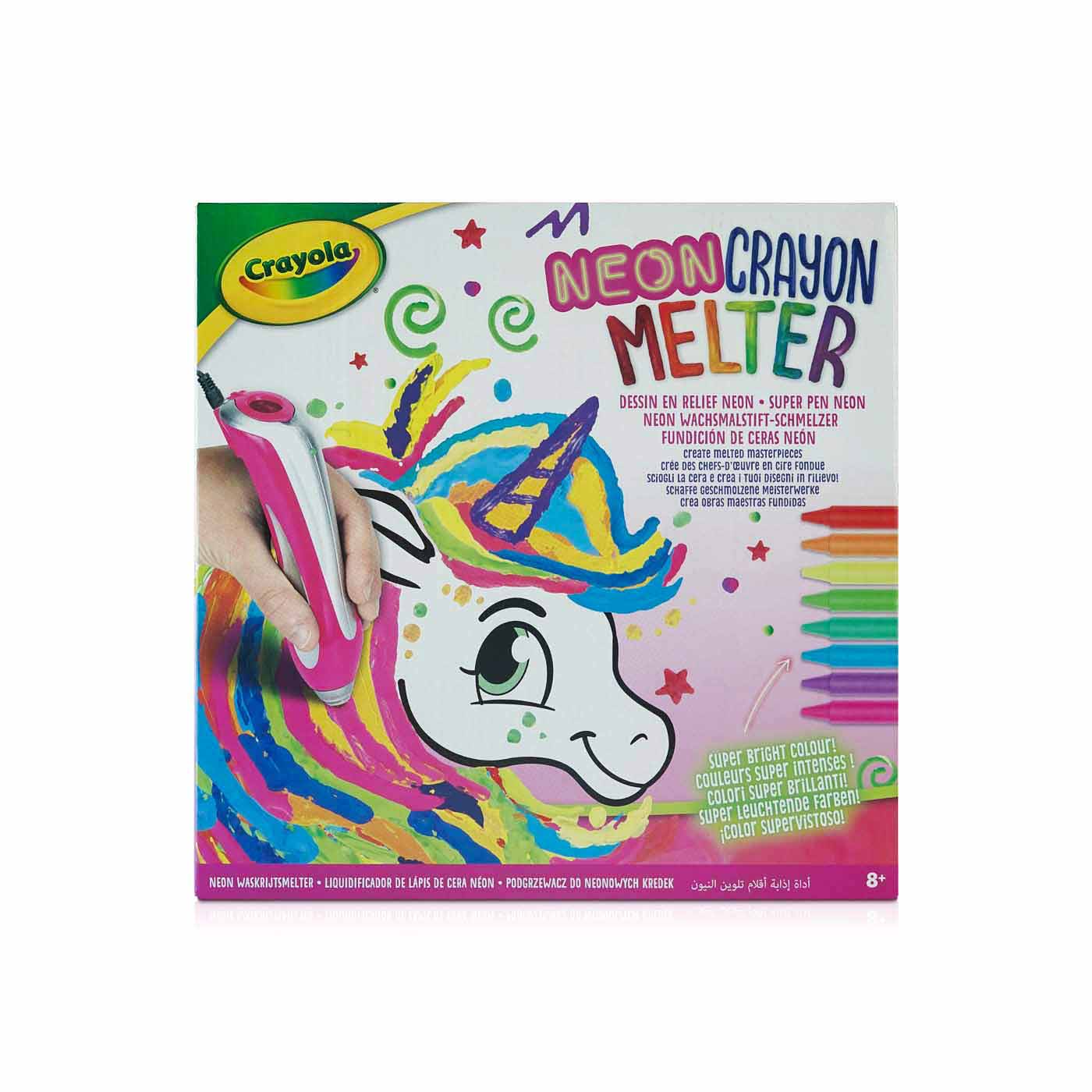 Crayola neon crayon melter unicorn - Spinneys UAE