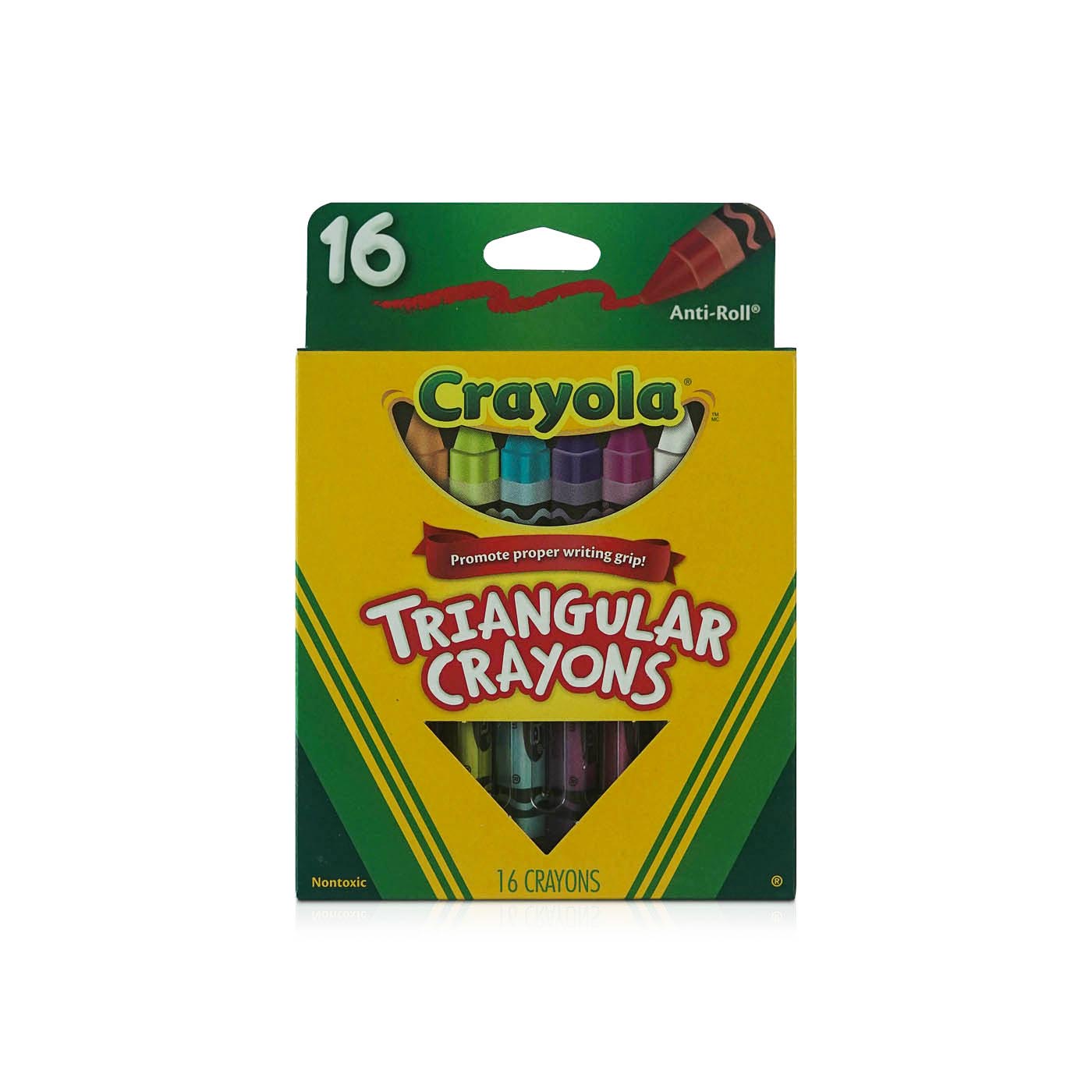 Crayola triangular crayons 16 pack - Spinneys UAE