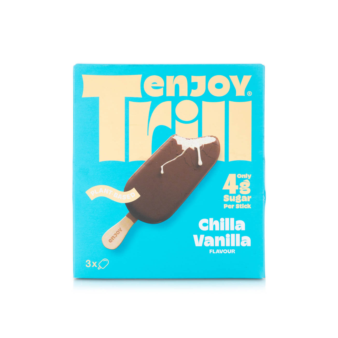 Enjoy Trill Chilla Vanilla Ice Cream Sticks 100Ml X 3 - Spinneys United ...