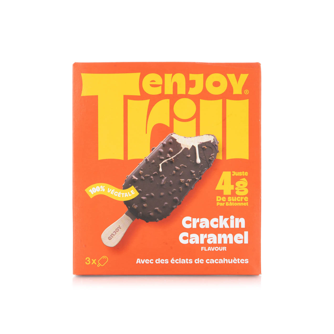 Enjoy Trill Crackin Caramel Ice Cream Sticks 100Ml X 3 - Spinneys ...