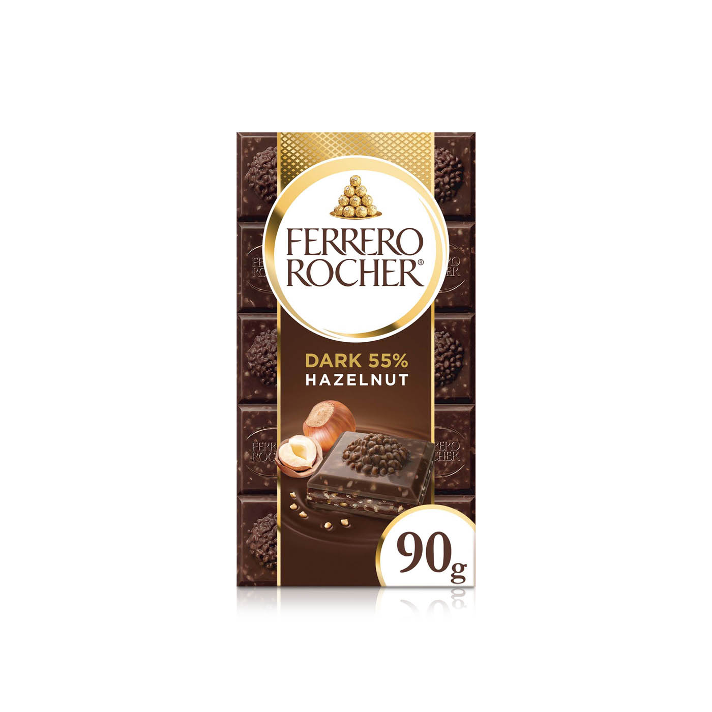 Ferrero Rocher Hazelnut 55% Dark 90g - Spinneys UAE