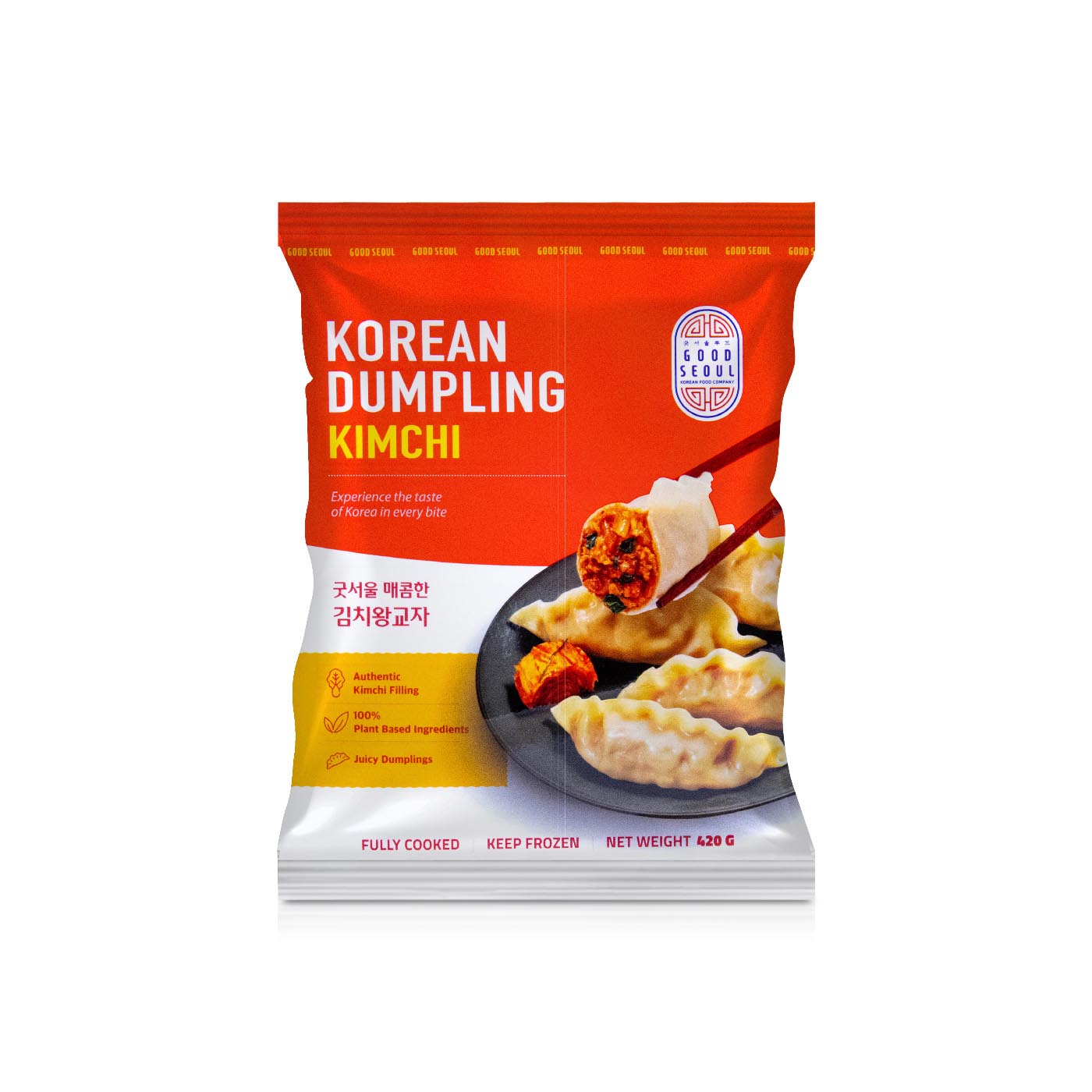Good Seoul Korean Mandu Dumplings Kimchi 420g - Spinneys UAE