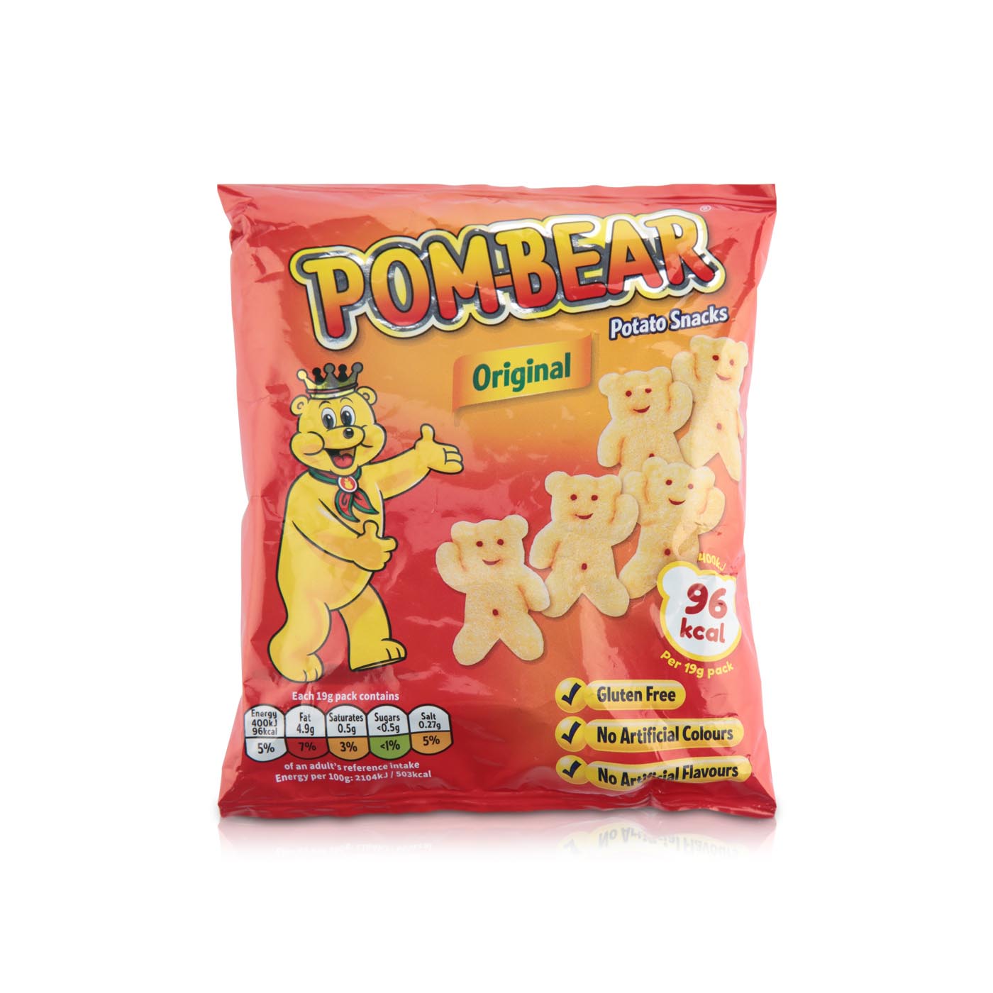Pom Bear Original Potato Snacks 19g - Spinneys UAE