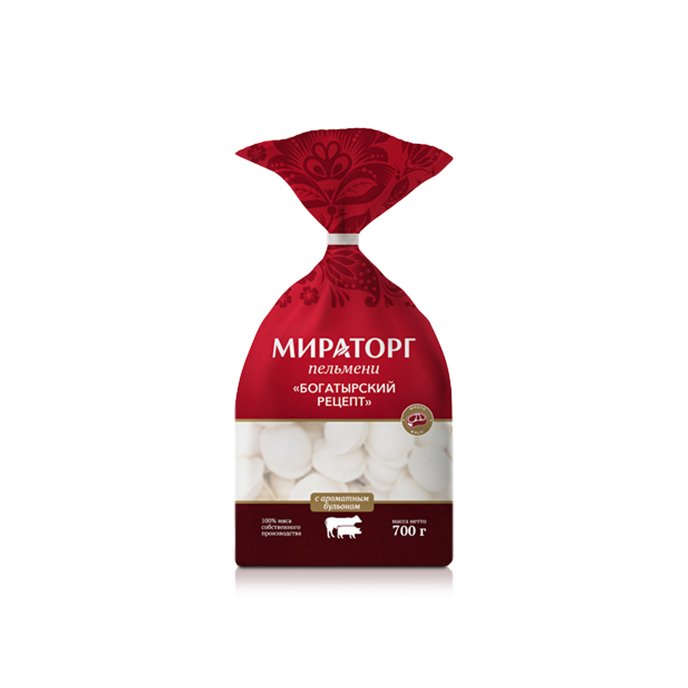 Miratorg Frozen Bogatyrskyi Dumplings 700G - Spinneys UAE